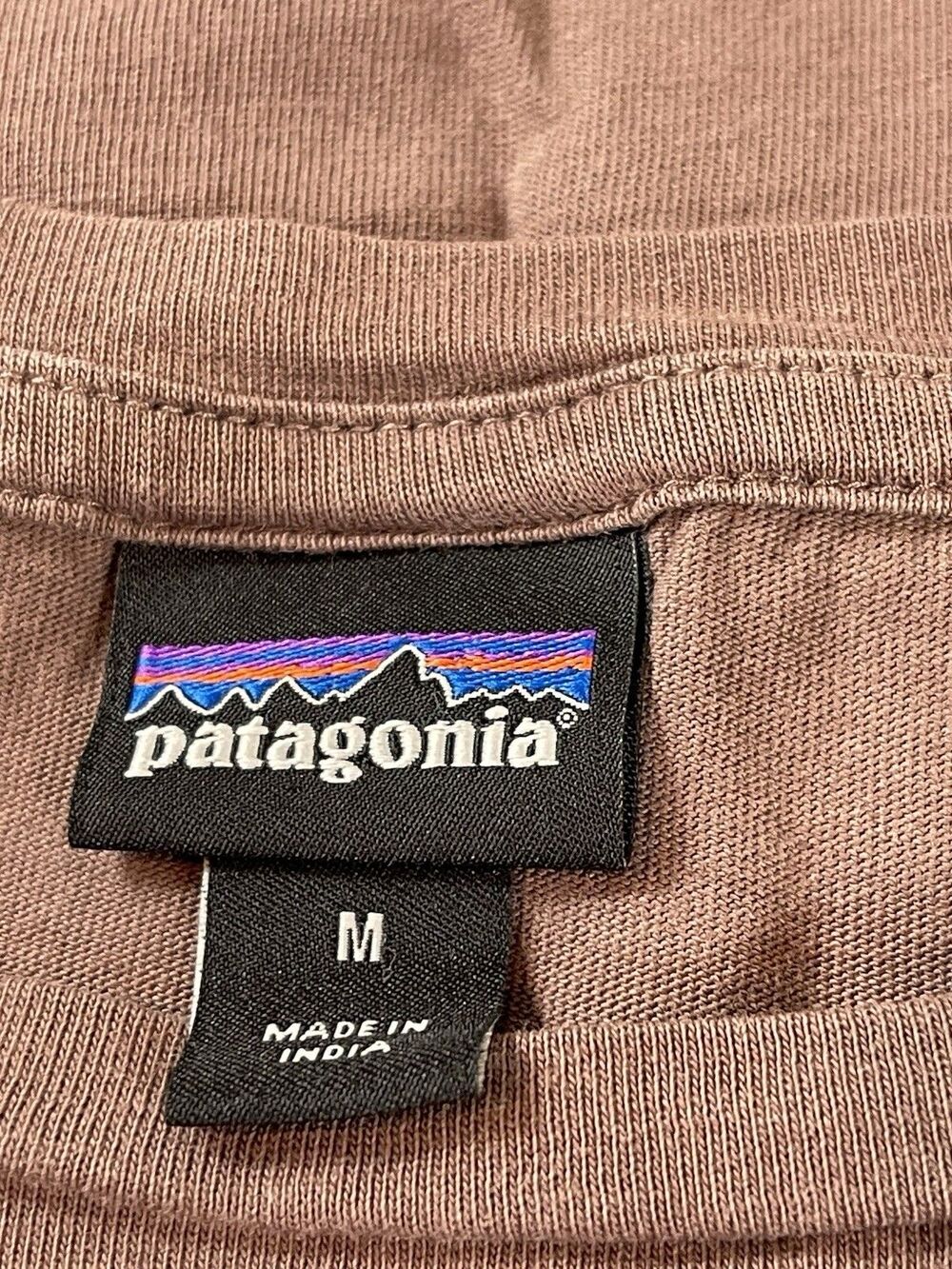 Patagonia | Tops | Patagonia Womens M Faded Brown Long Sleeve Tee ...